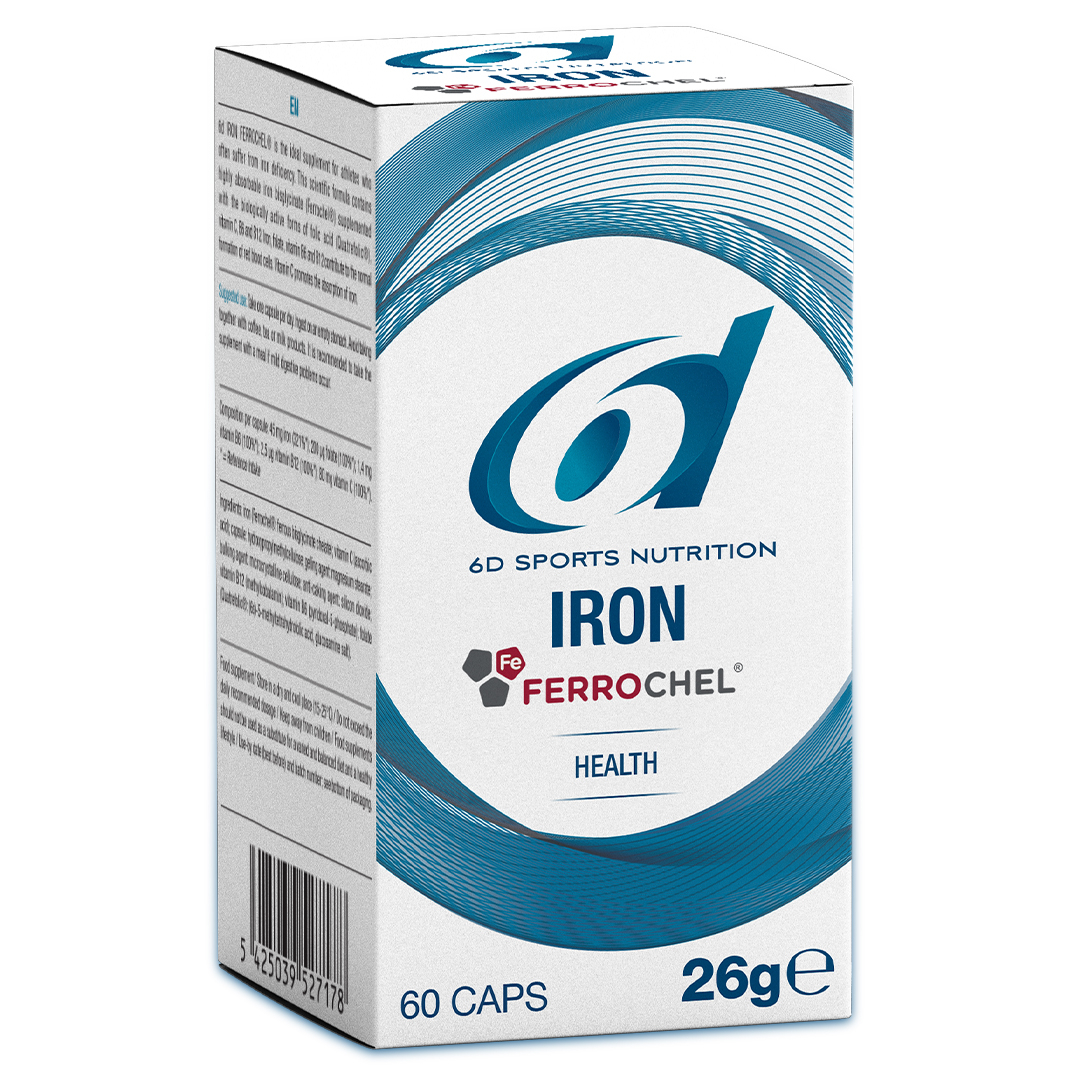 6D Iron Ferrochel - 60 Caps - VELOPRO